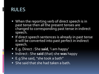 Reported speech | PPTX