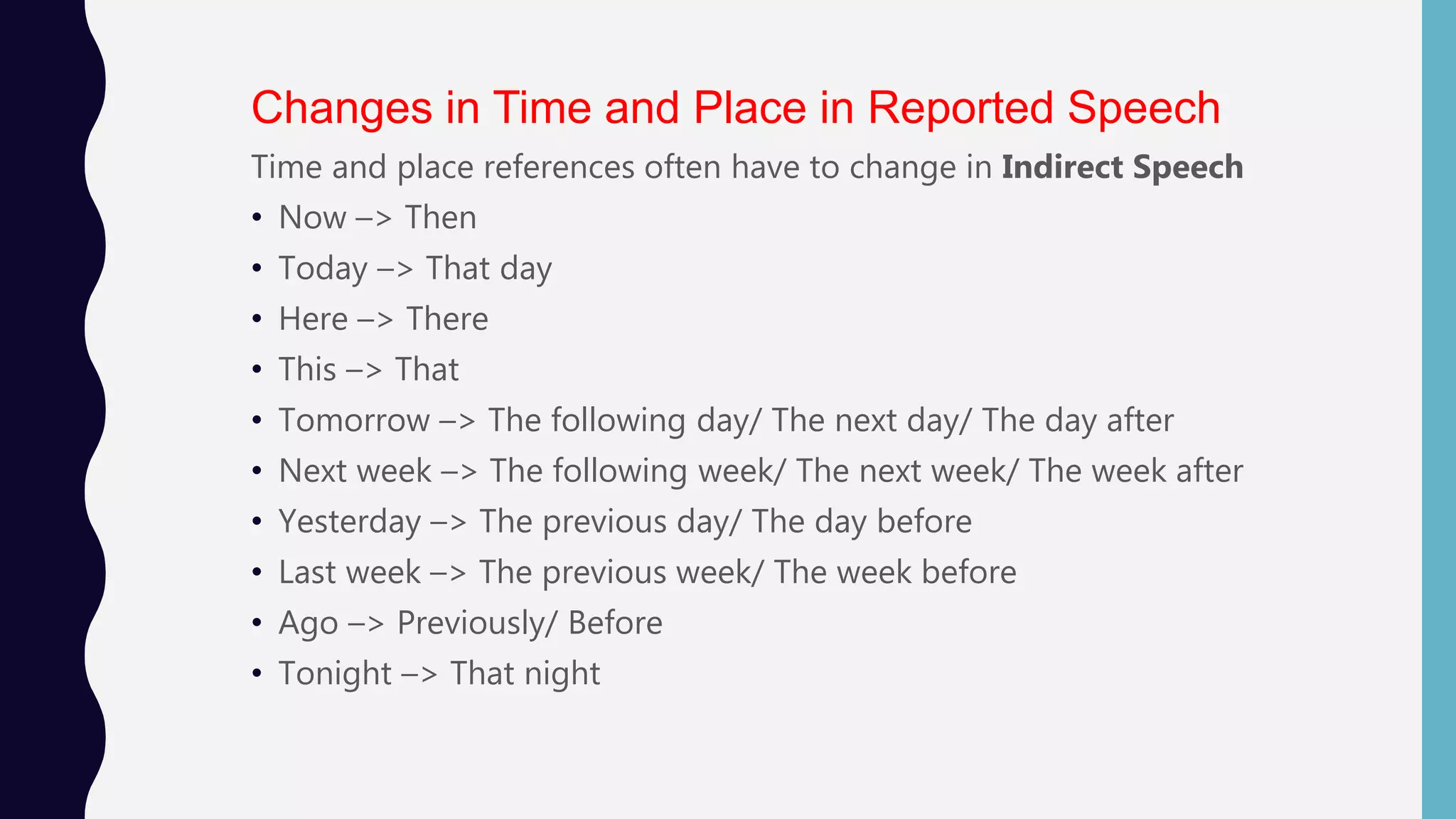 Reported speech | PPTX