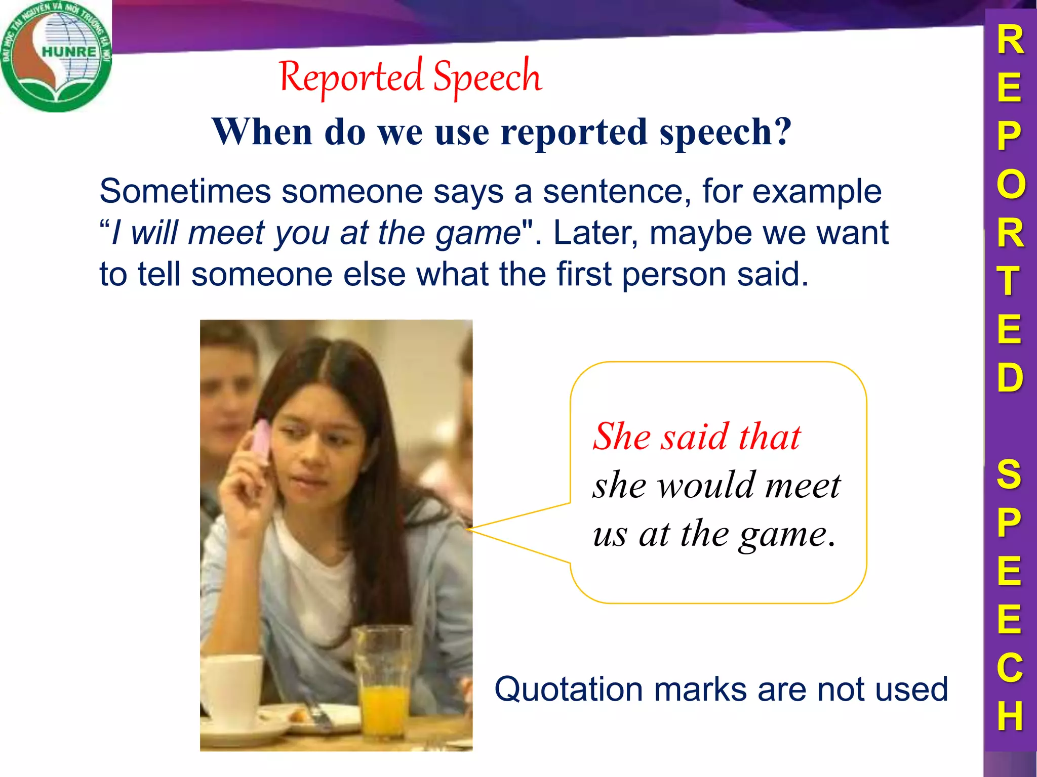REPORTED SPEECH.ppt