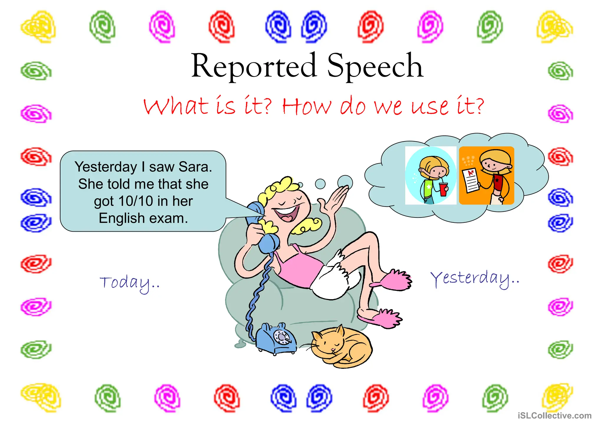 ReportedSpeechpdf for all level students | PDF