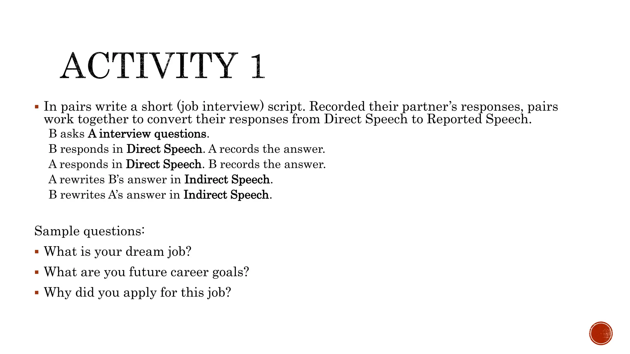 English grammar Reported Speech how to use .pptx