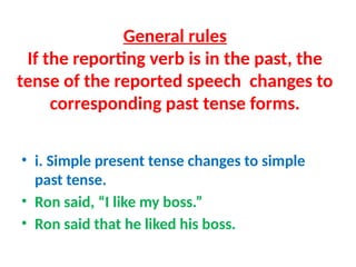Reported Speech.pptx, ENGLISH 8TH,9TH,10TH | PPTX