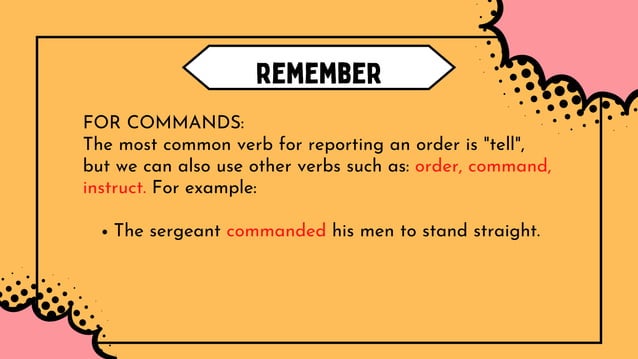 All you need to know about Reported Speech | PPT