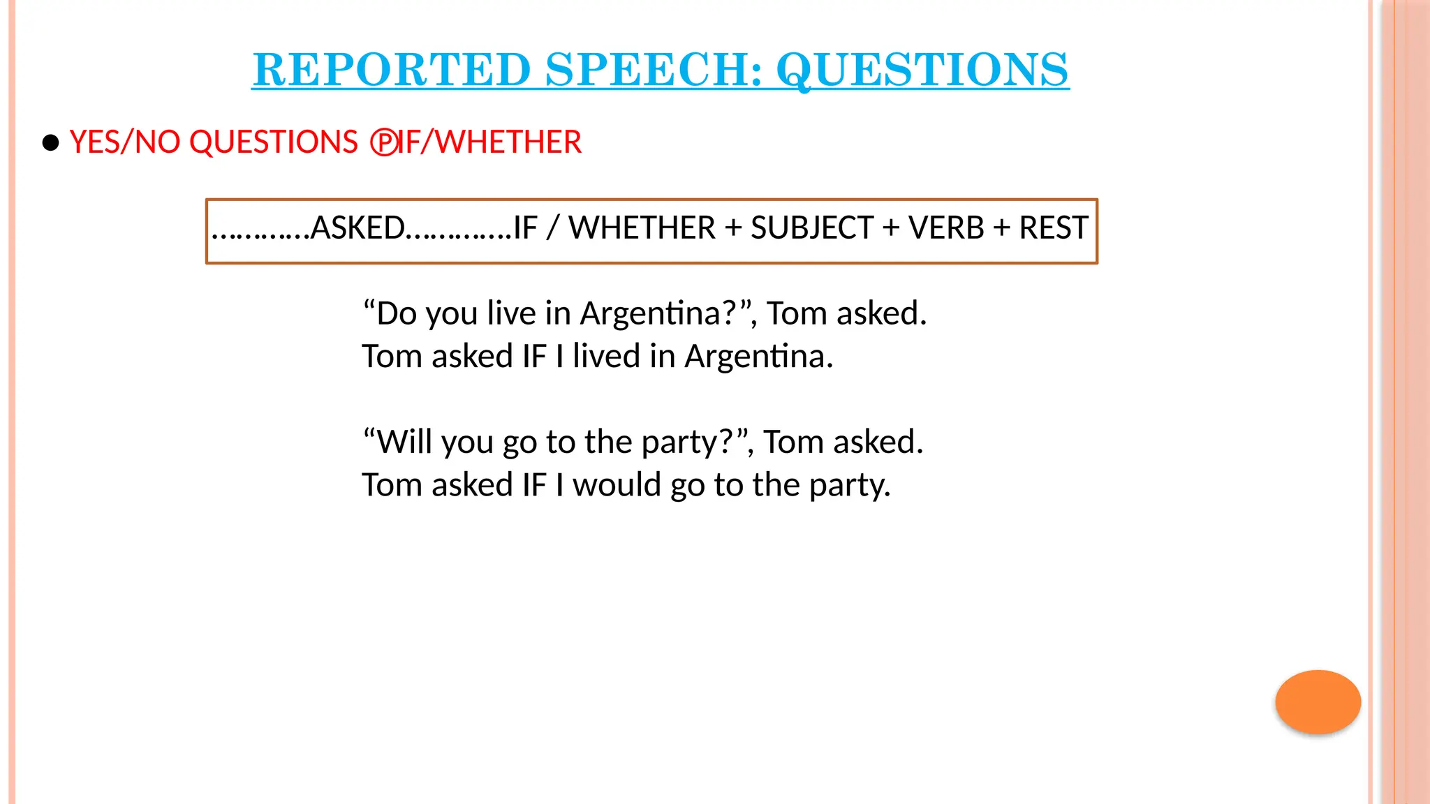 Reported speech.pptx. N n. . | PPT