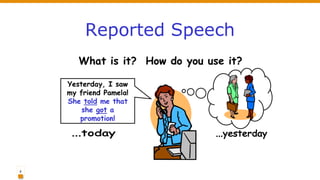 English language reported speech present simple tense | PPTX