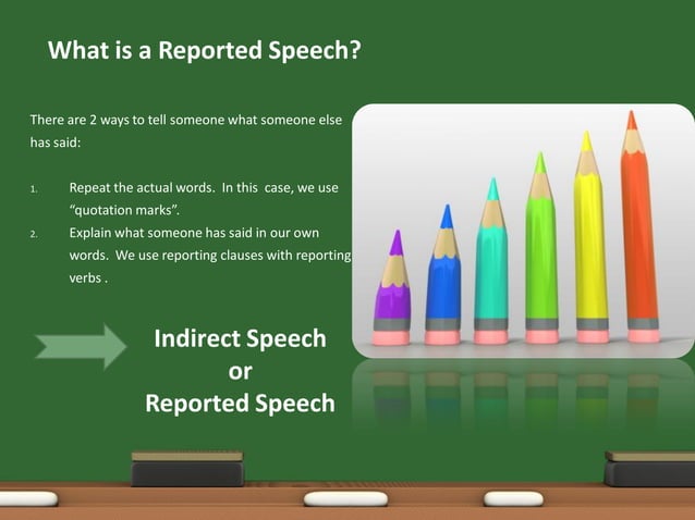 Guidelines in Writing a Reported Speech | PPT