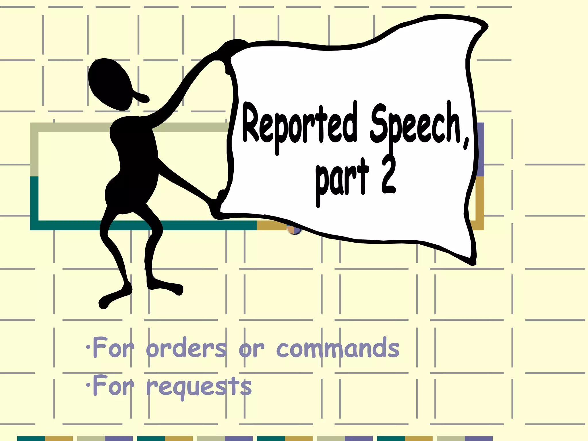 Reported speech requests-commands | PPT