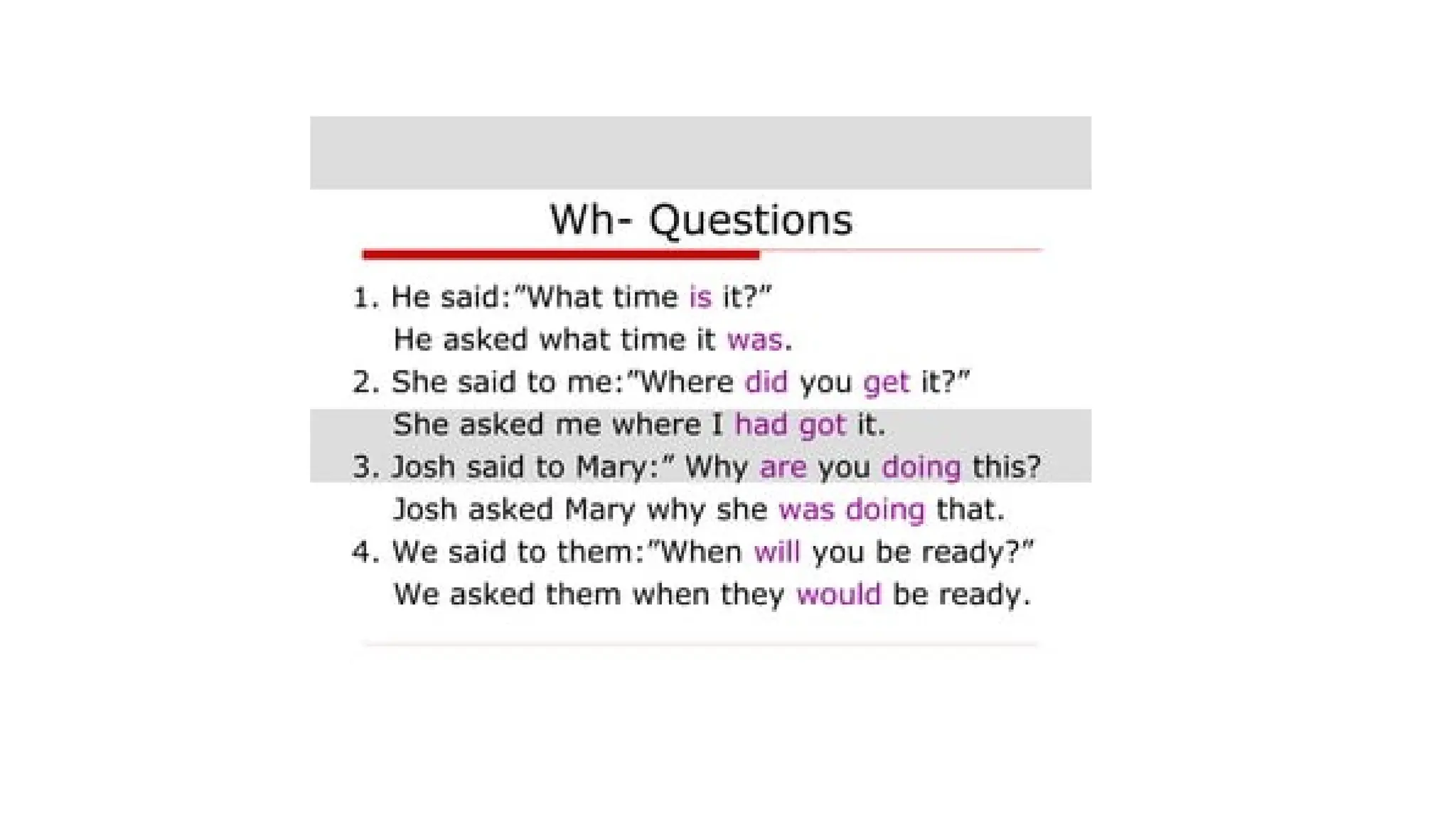 Reported Speech structure and use- Unit 9 - NM4.pptx
