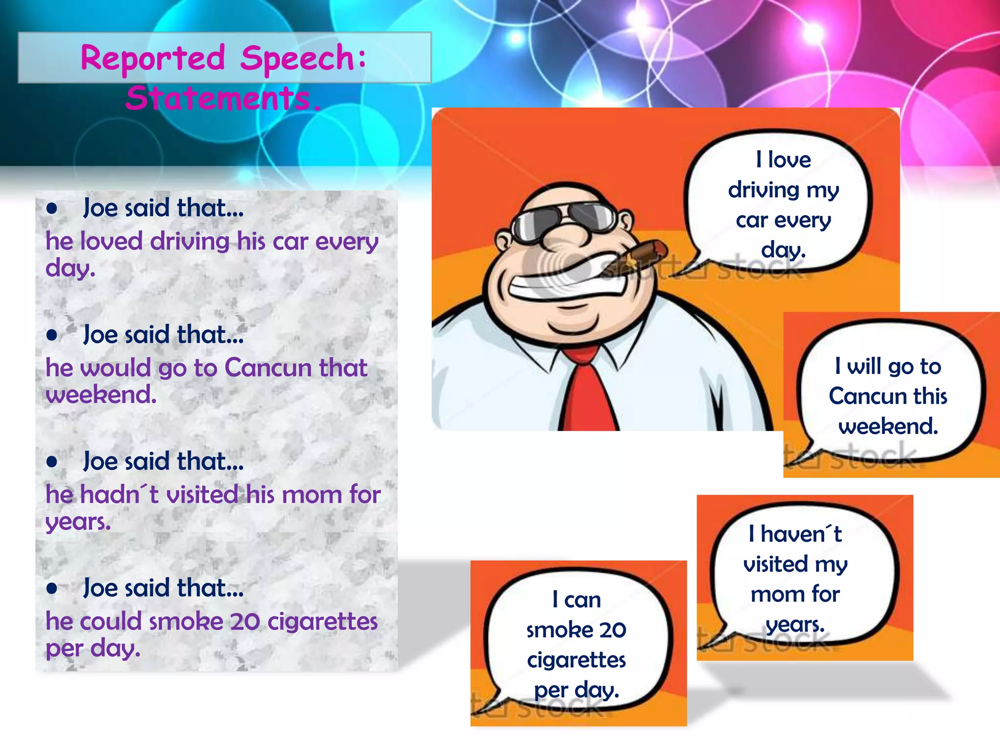 REPORTED SPEECH | PPT