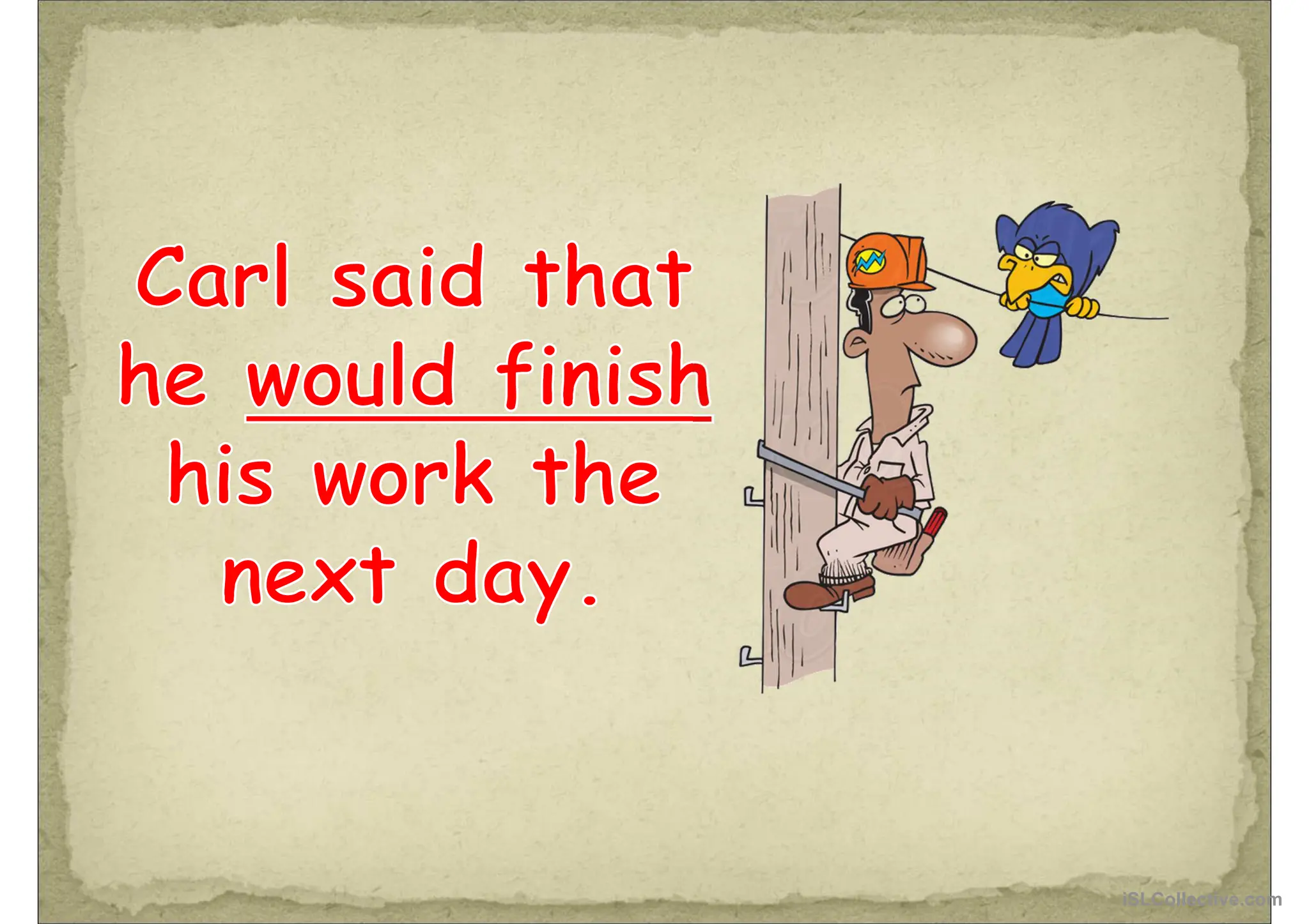 Reported speech 2 presentation for esl students | PPT