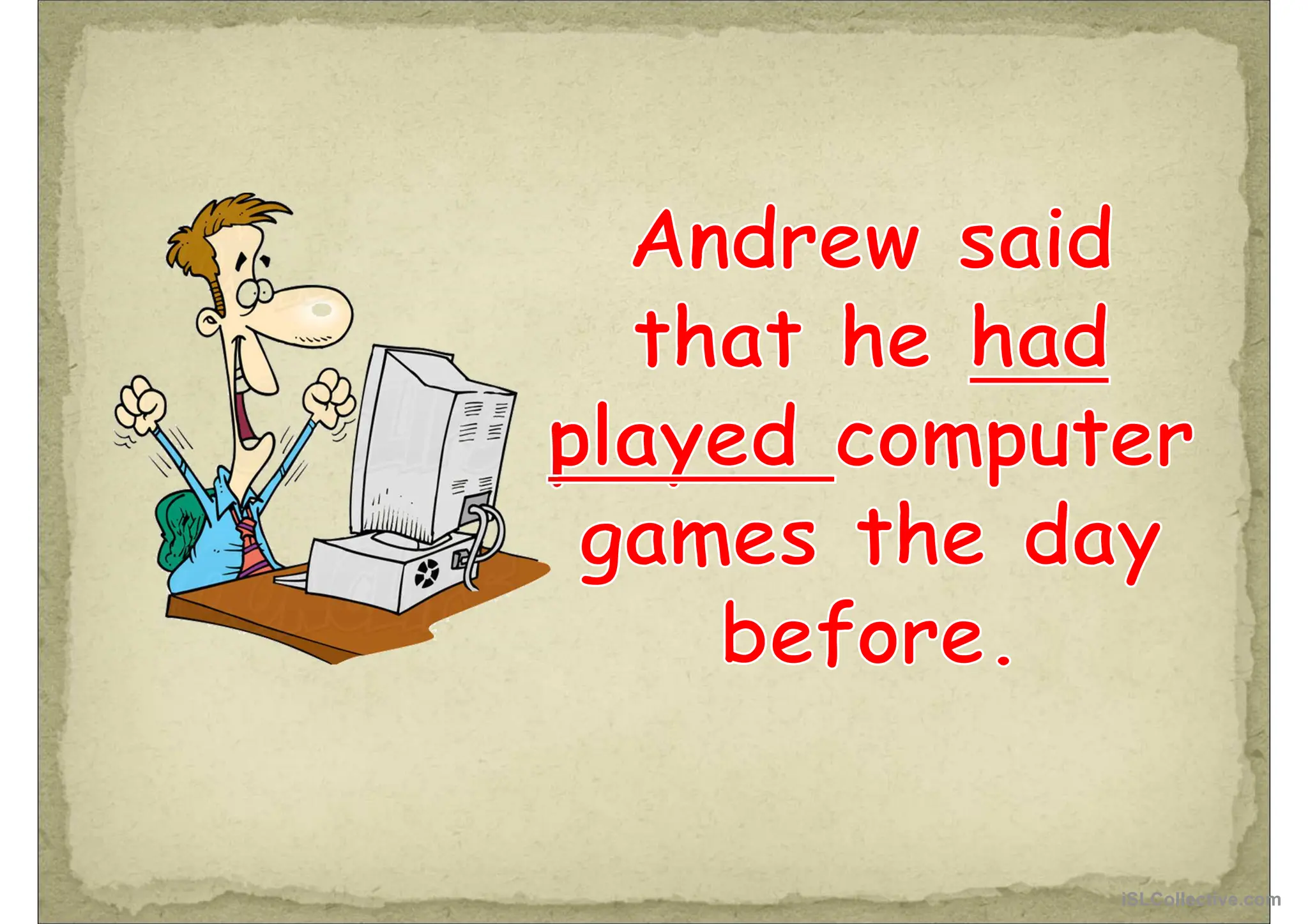 Reported speech 2 presentation for esl students | PPT