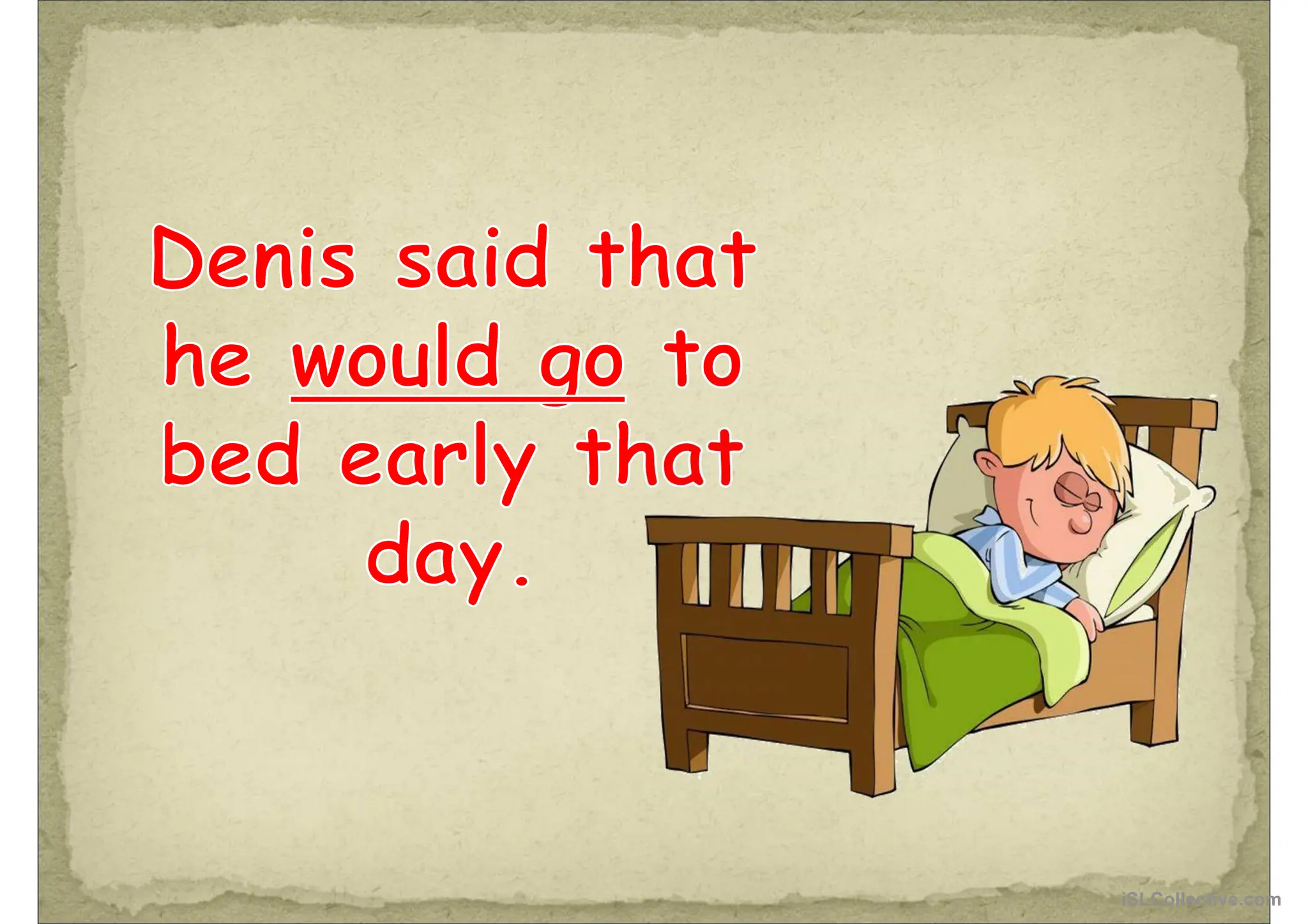 Reported speech 2 presentation for esl students | PPT