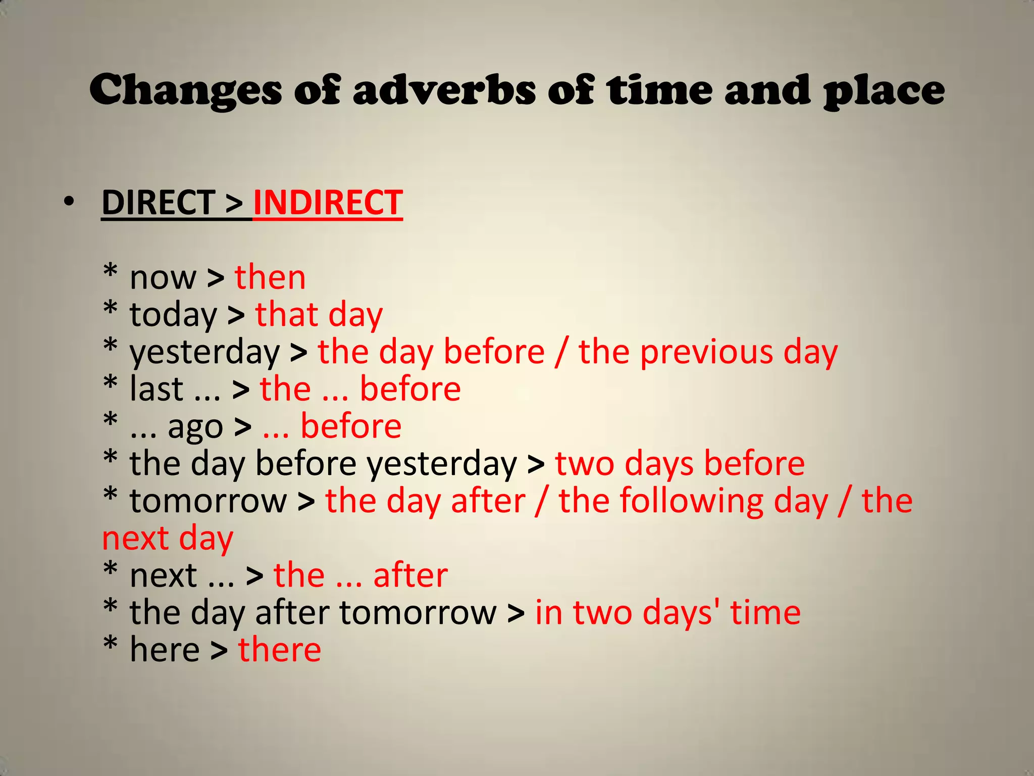 Reported speech 4º | PPTX