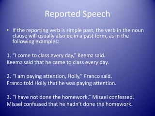 Reportedspeech hc | PPTX