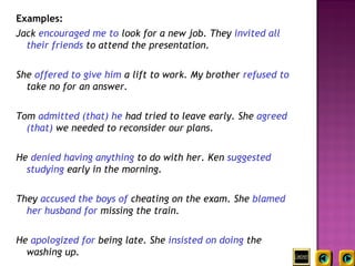 Reported speech part ii | PPT