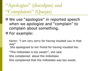 Reported+speech+suggest,offer+and+other | PPT