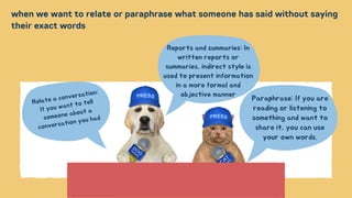 reported statement una breve guia para comprenderlo | PDF