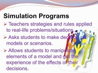 Educational Technology( Computer as a Tutor | PPT