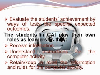 Educational Technology( Computer as a Tutor | PPT