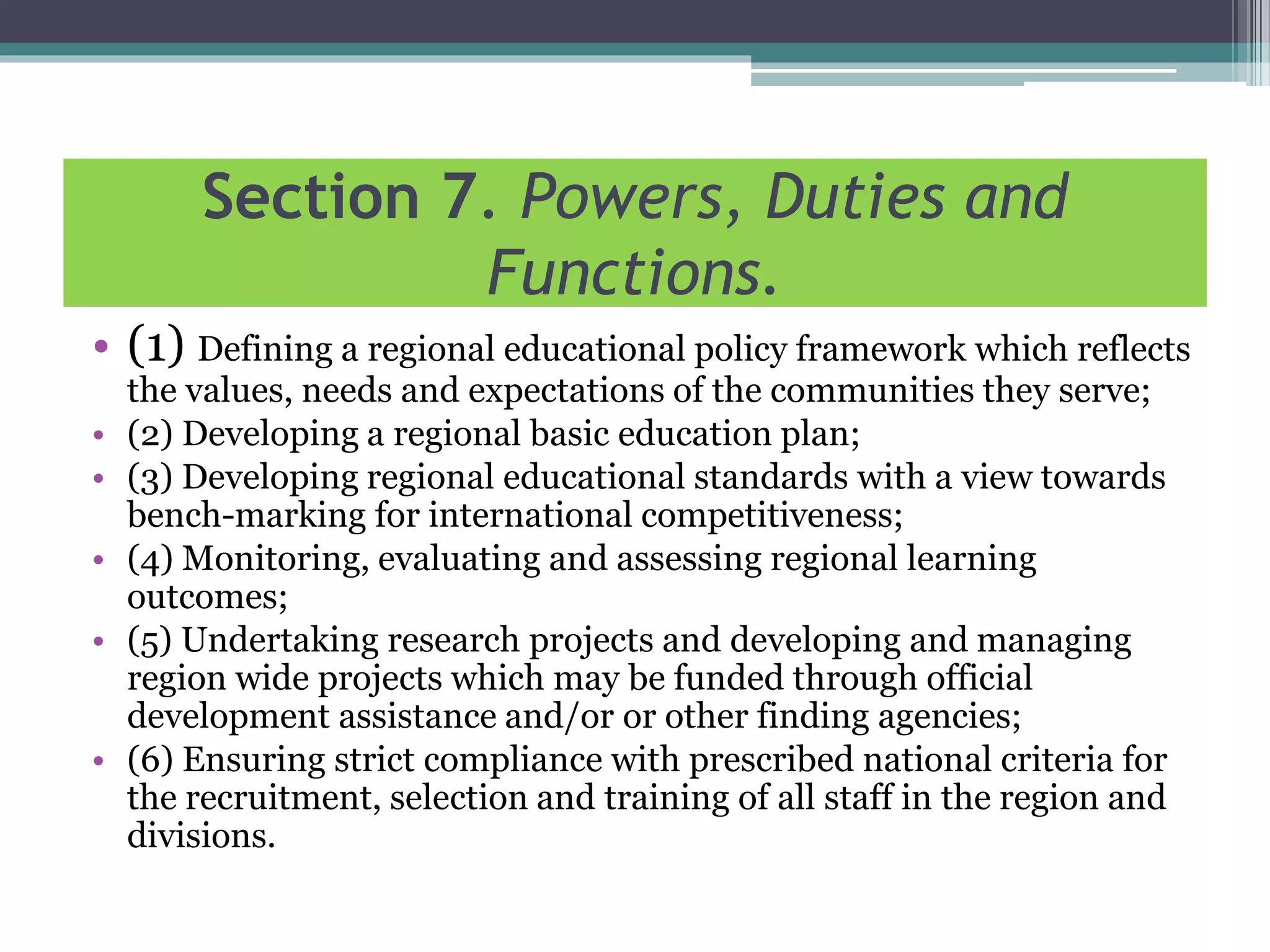 Organizational Structure of DEPED | PPTX