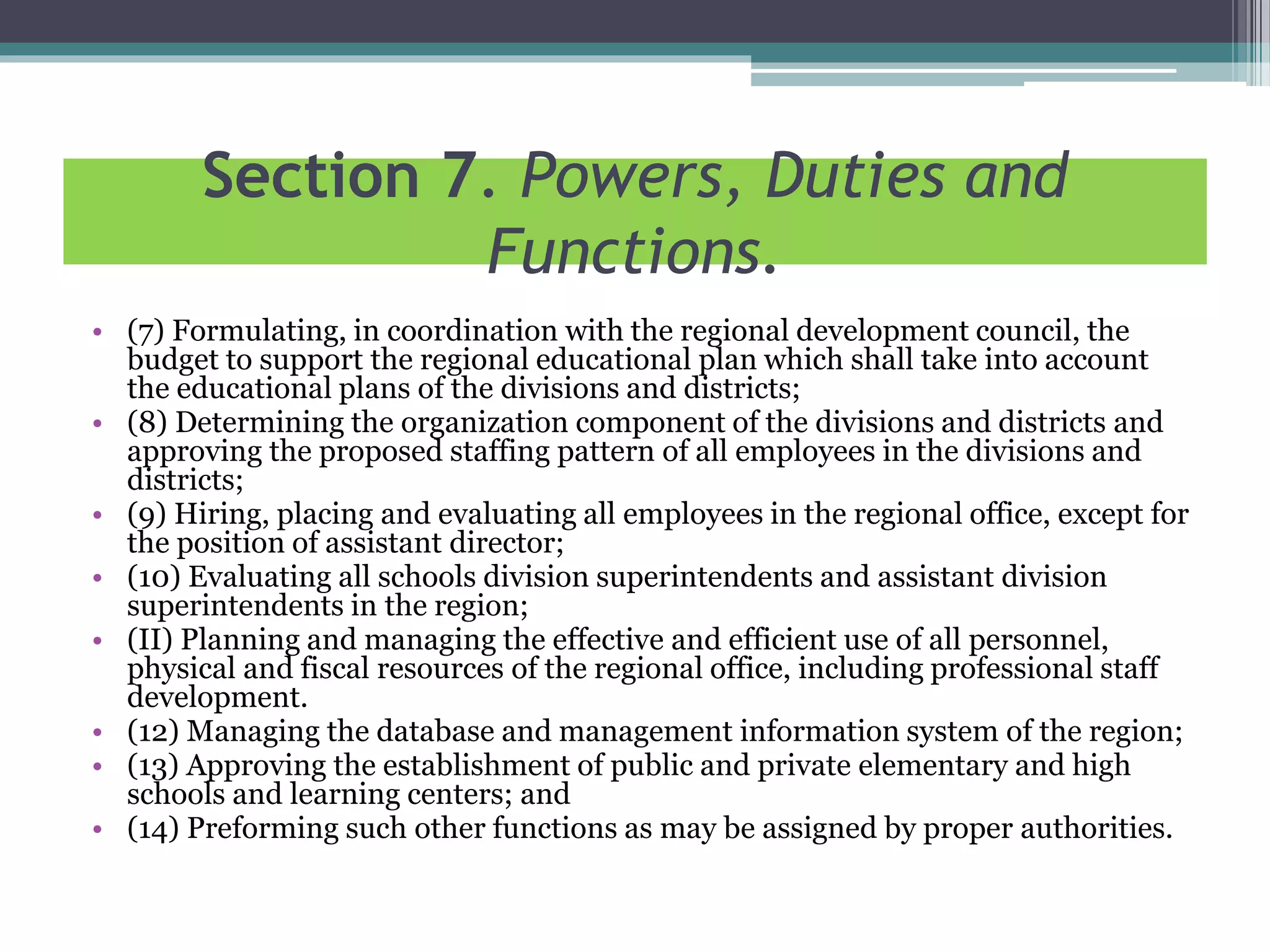 Organizational Structure of DEPED | PPTX