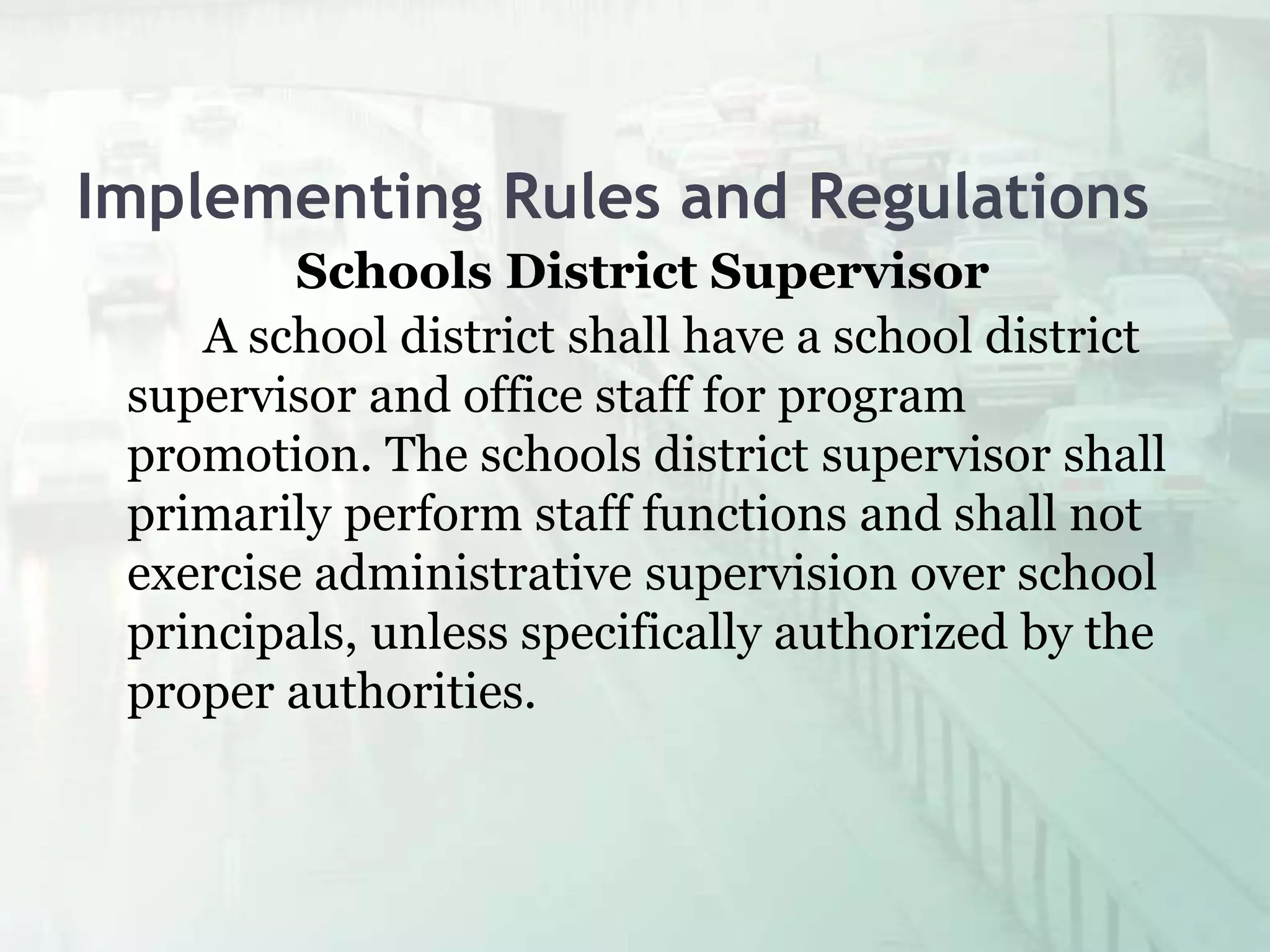 Organizational Structure of DEPED | PPTX