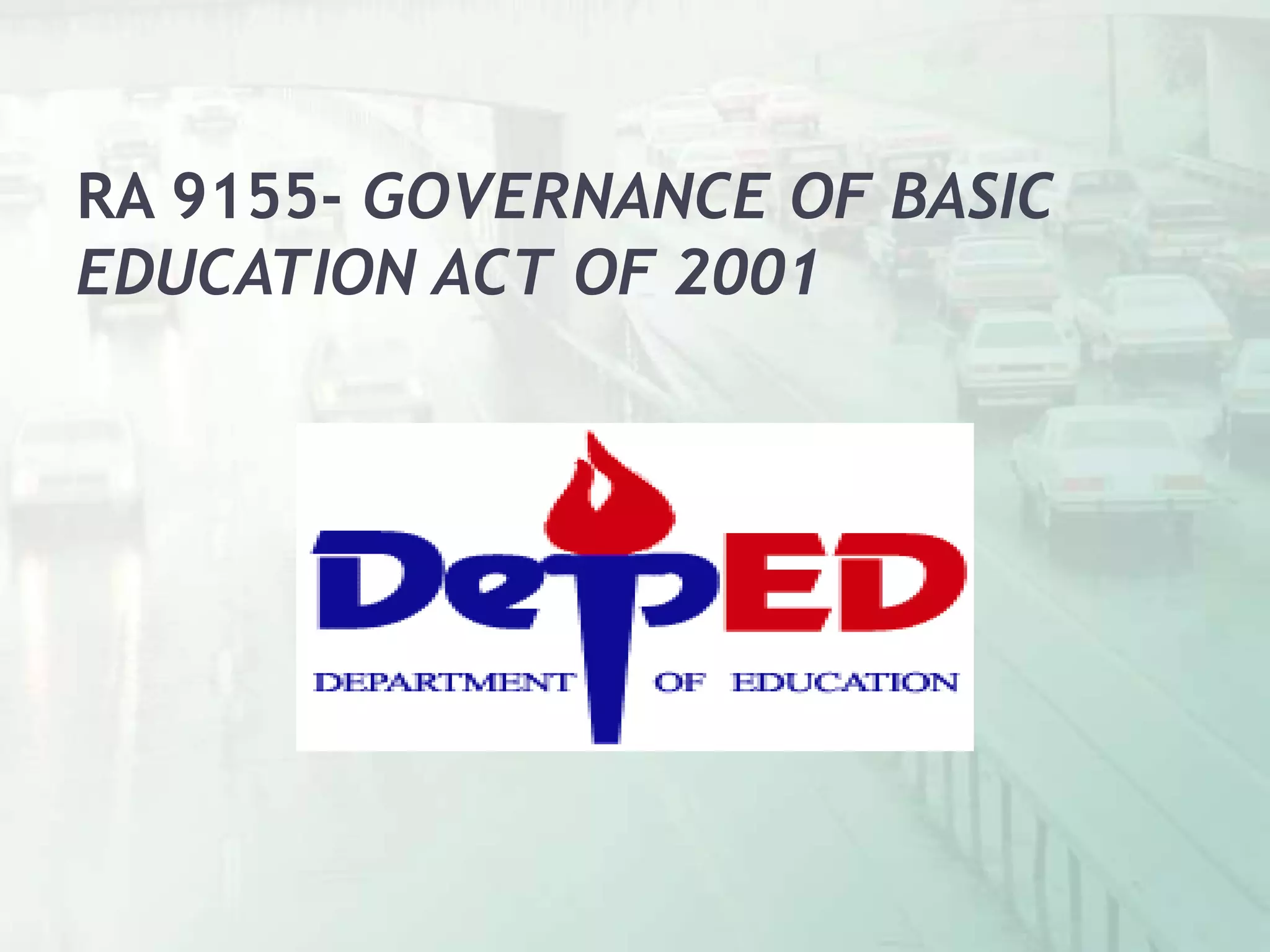 Organizational Structure of DEPED | PPTX