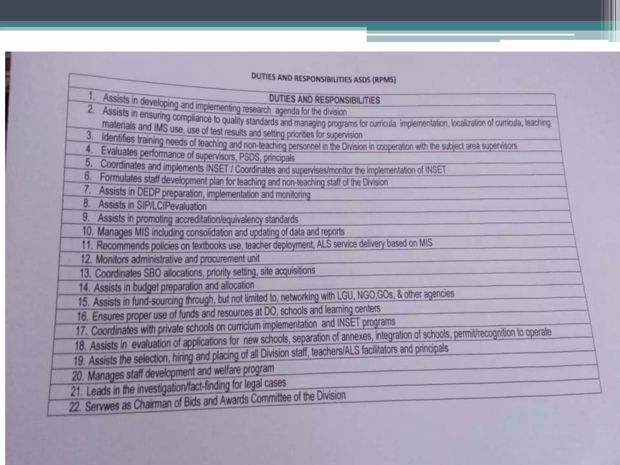 Organizational Structure of DEPED | PPTX