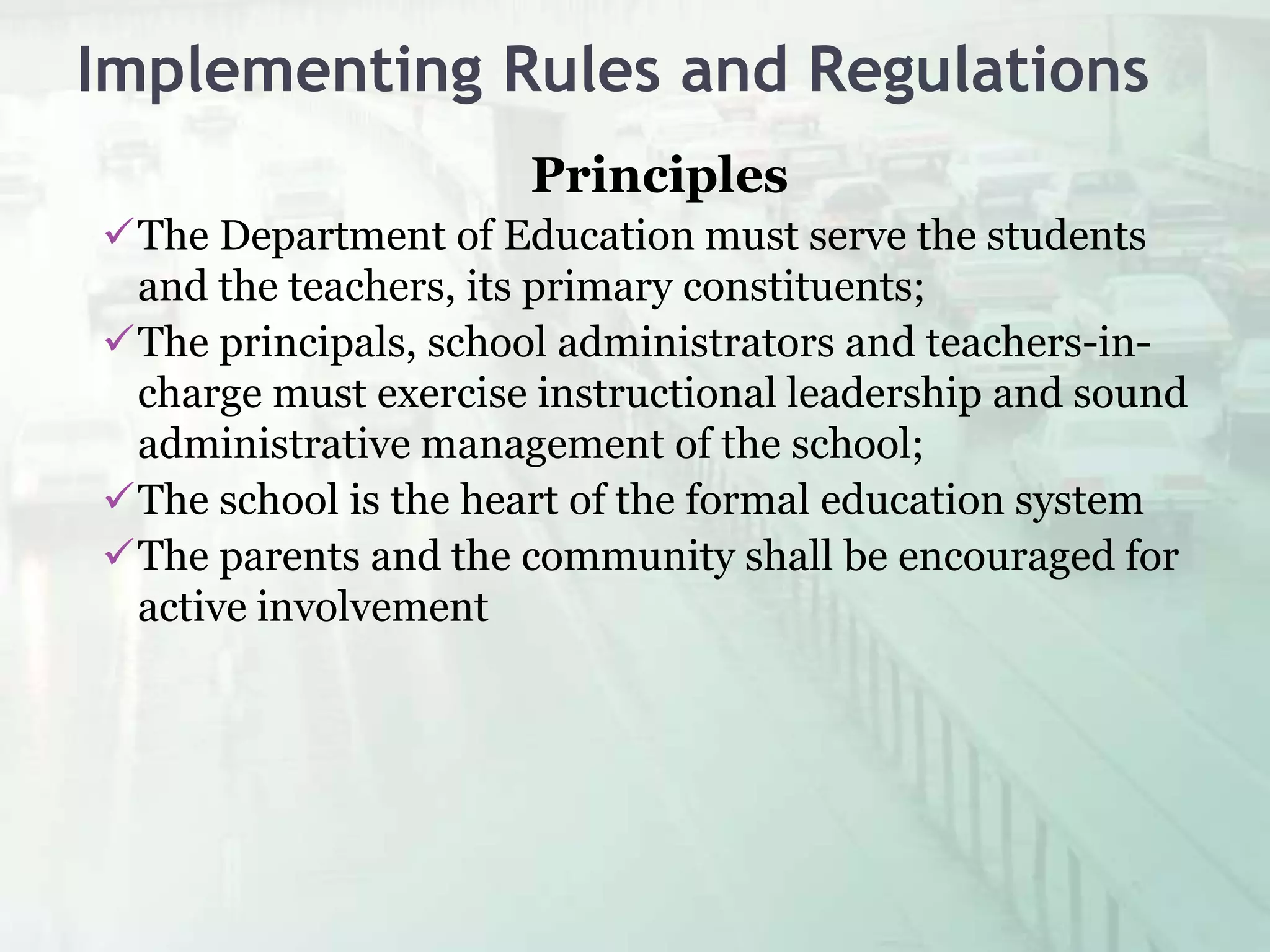 Organizational Structure of DEPED | PPTX