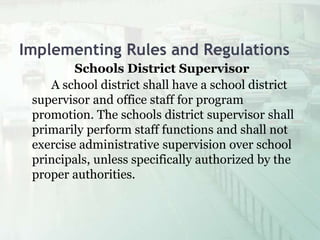 Organizational Structure of DEPED | PPTX