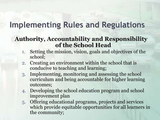 Organizational Structure of DEPED | PPTX