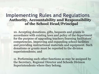 Organizational Structure of DEPED | PPTX