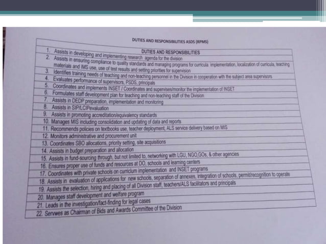 Organizational Structure of DEPED | PPTX | Professional School ...