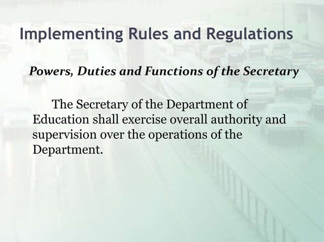 Organizational Structure of DEPED | PPTX | Professional School ...