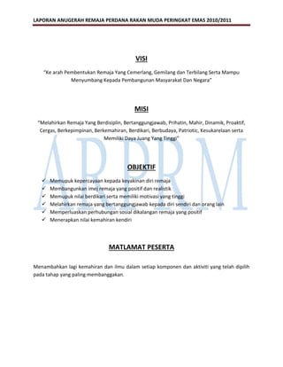report program remaja perdana rakan muda | PDF