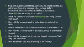 Approaches to Course Design | PPTX