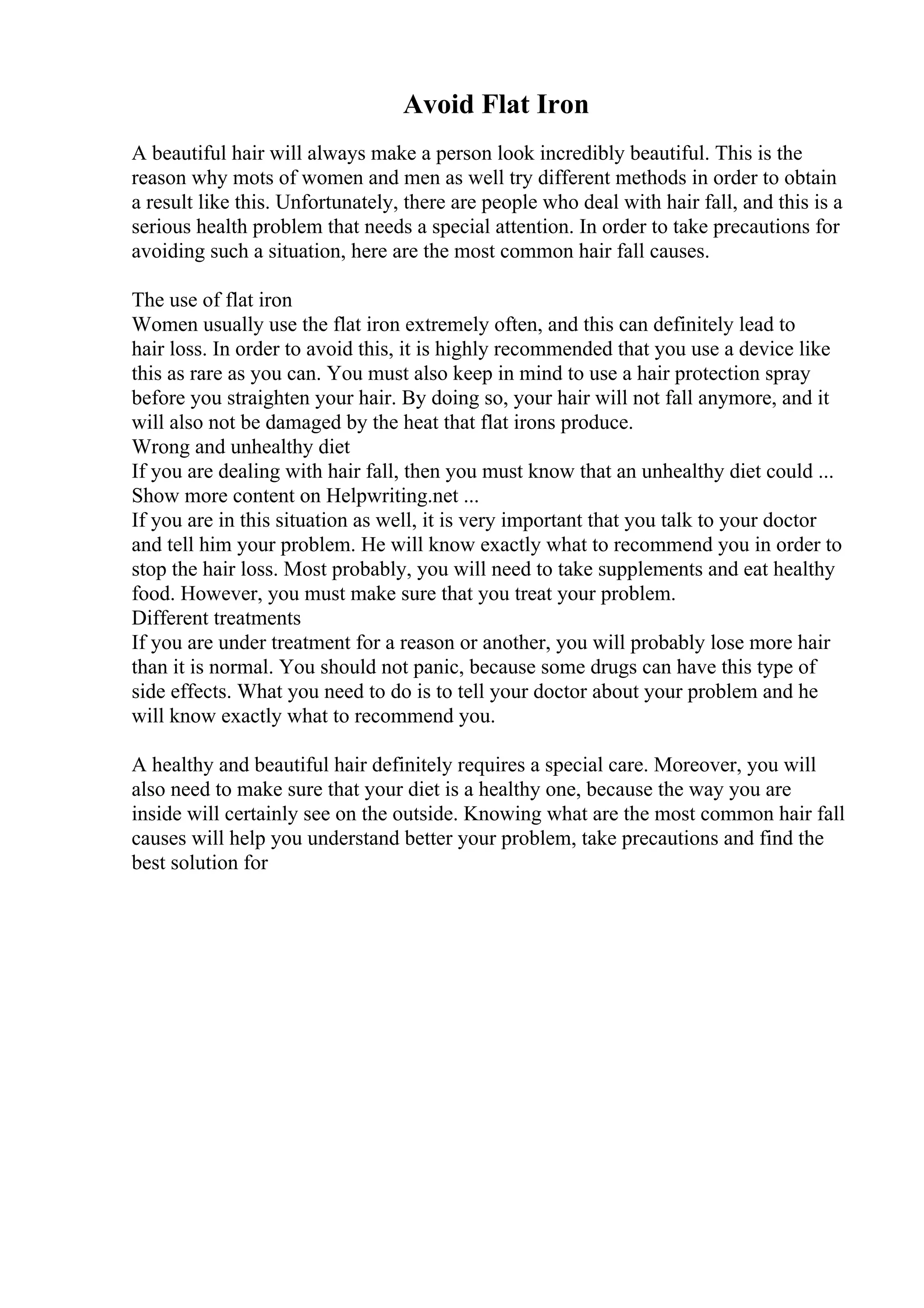 Report Essay Example | PDF