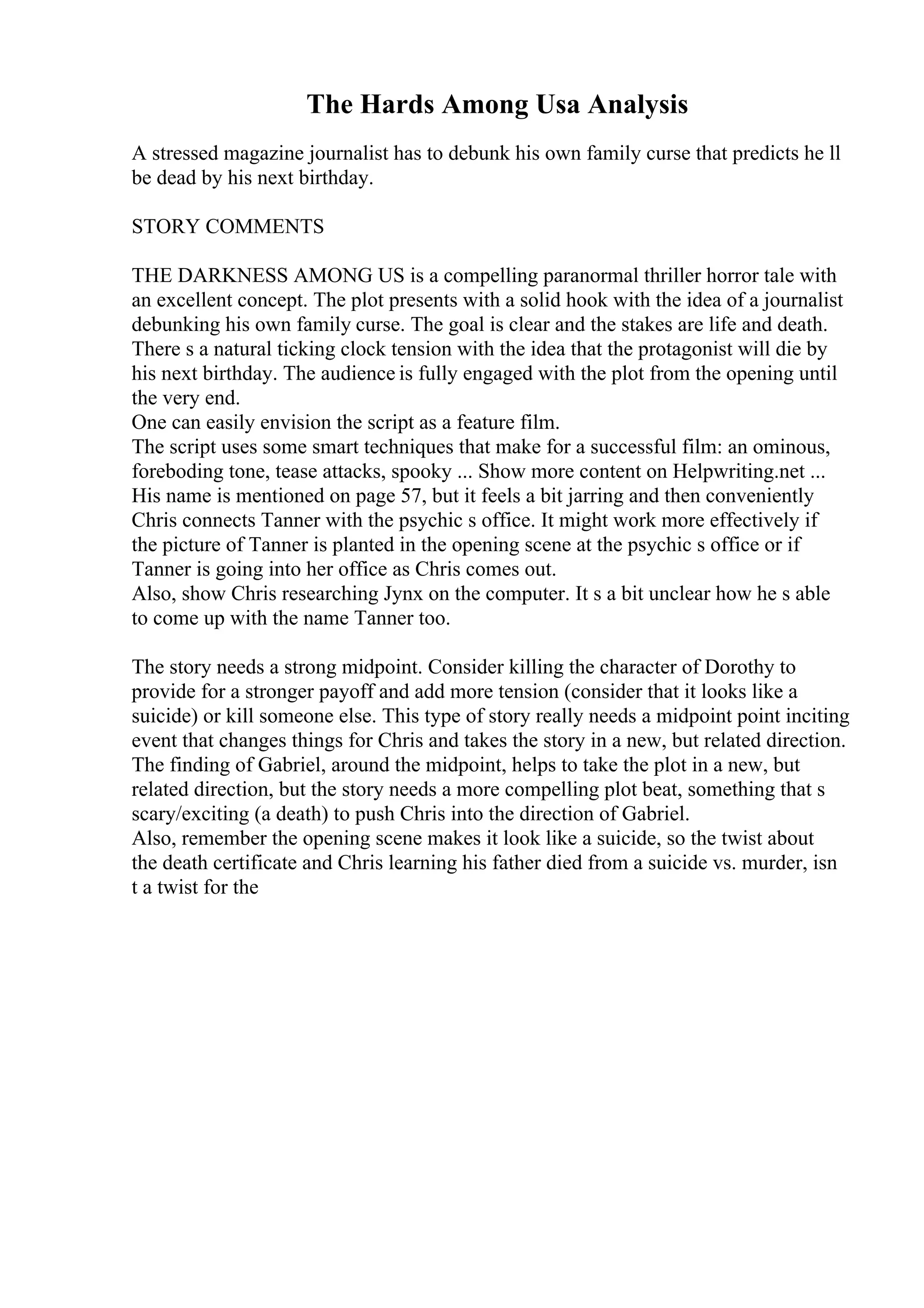 Report Essay Example | PDF