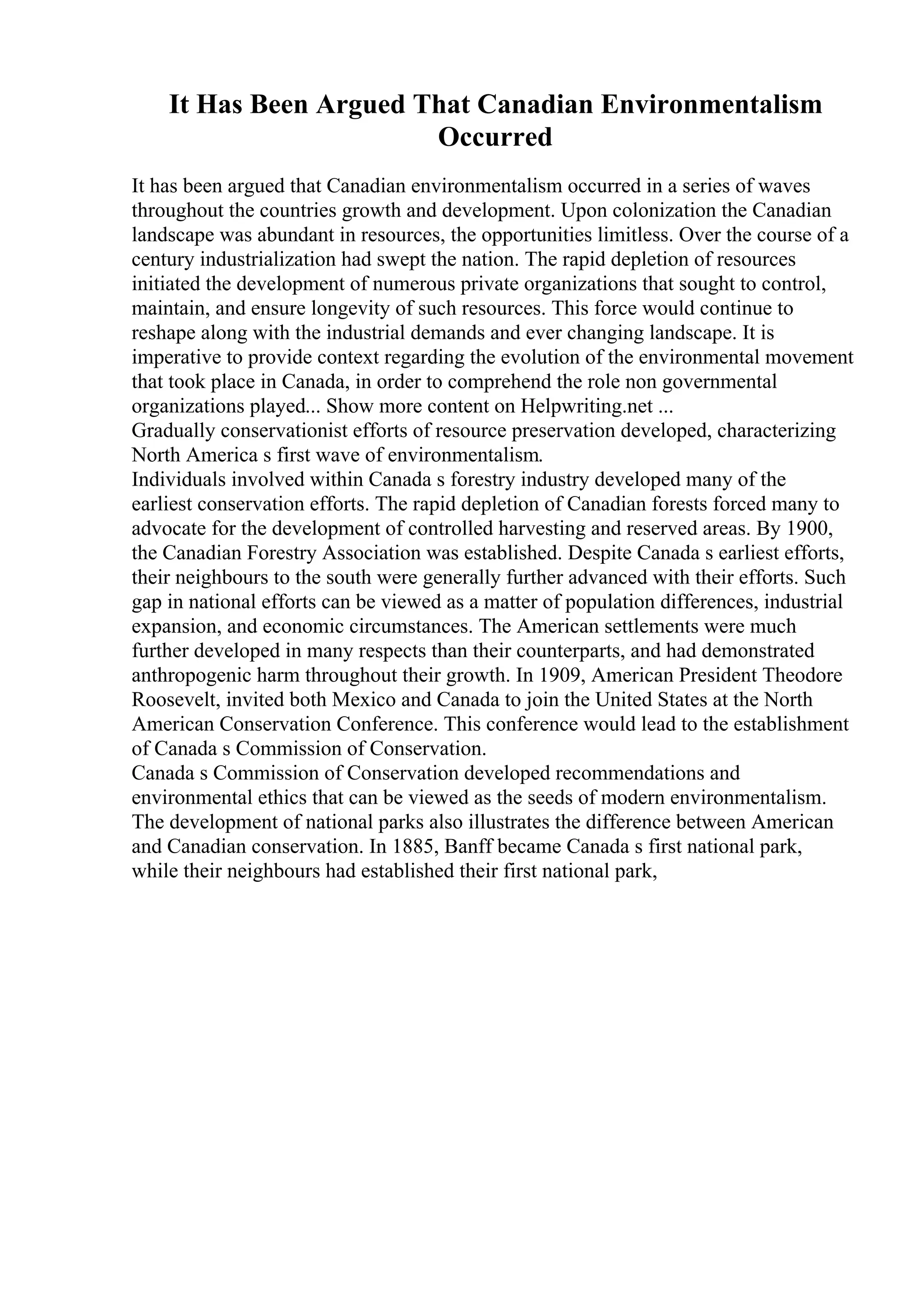 Report Essay Example | PDF