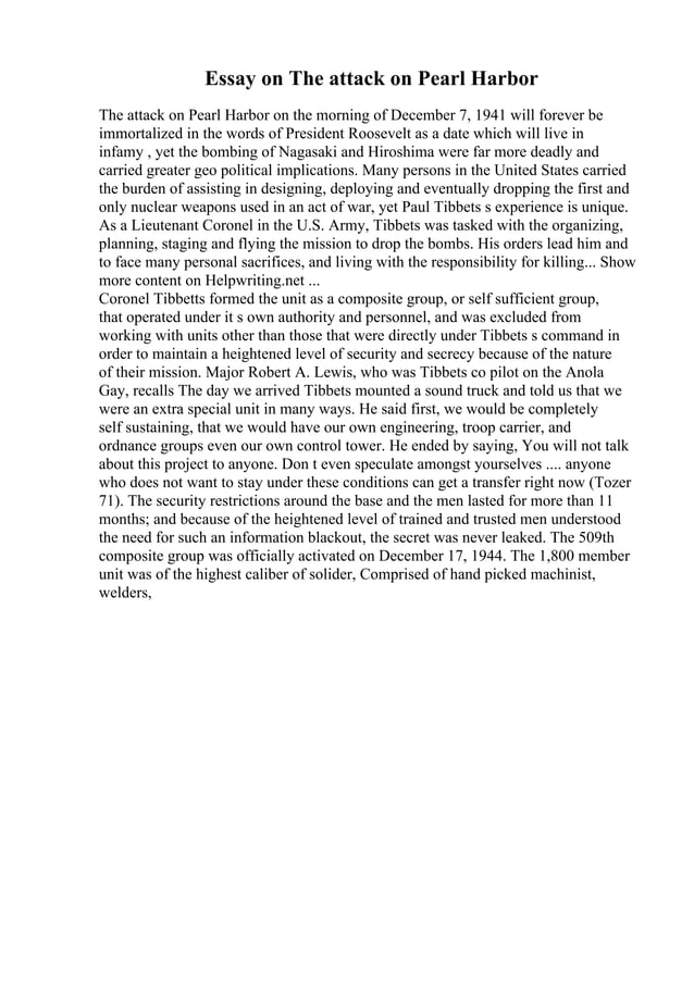 Report Essay Example | PDF