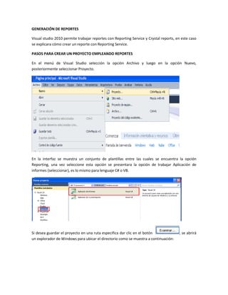 Reportes y graficos en .net | PDF