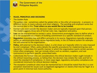 Report ethics in government service | PPT