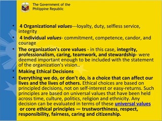 Report ethics in government service | PPT | Law