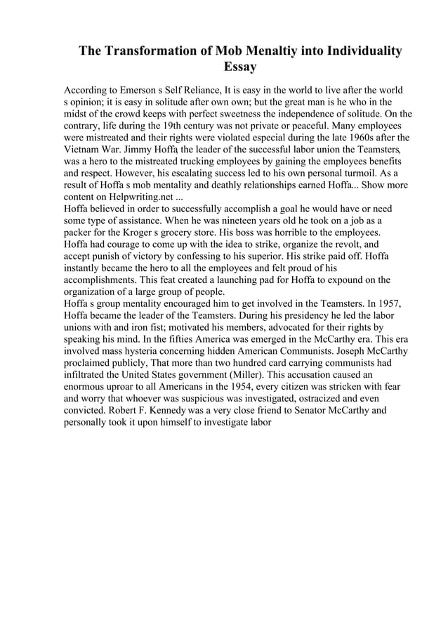 Report Example Essay | PDF