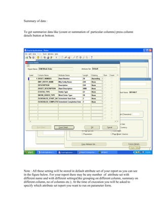 Report exchange designer | PDF