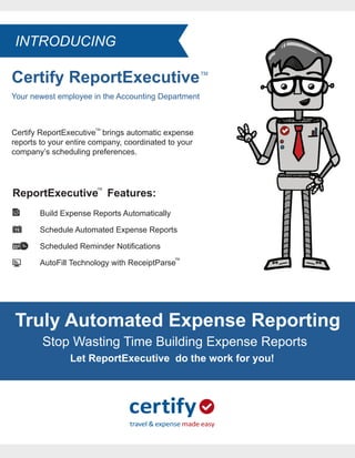 Expense Reports from ReportExecutive by Certify.com
