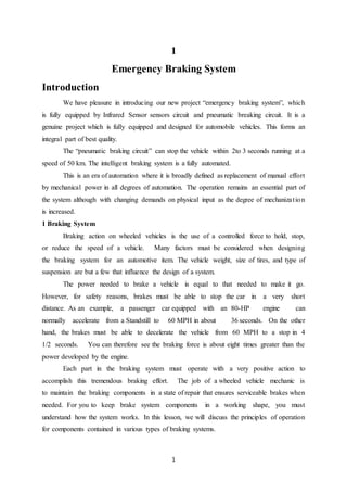 emergency braking system | PDF