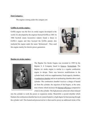 A Seminar Report On Six Stroke Engine | PDF