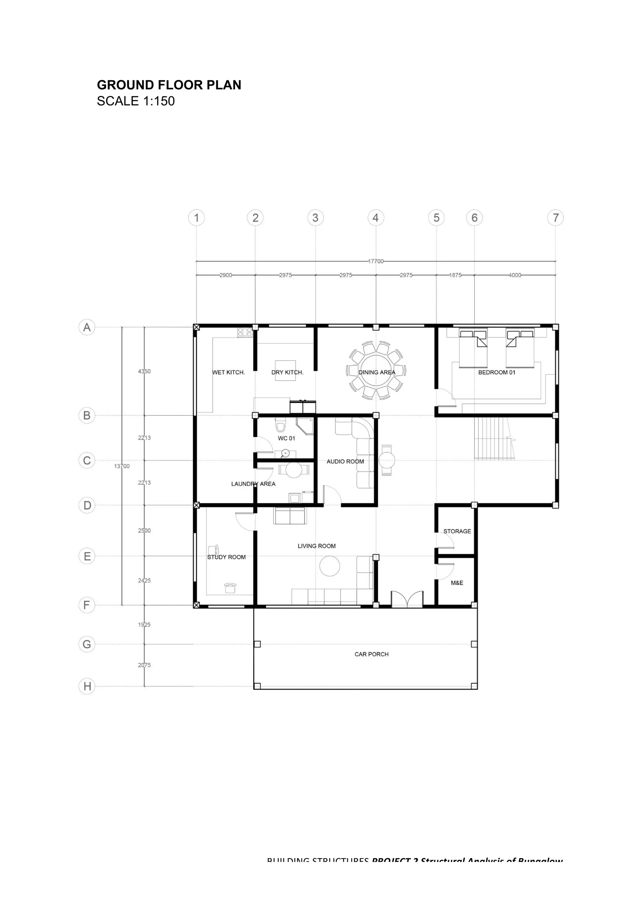 BUILDING STRUCTURE FINAL REPORT | PDF