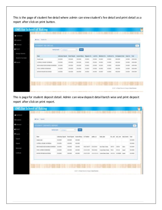 Sims(Student Information management System)